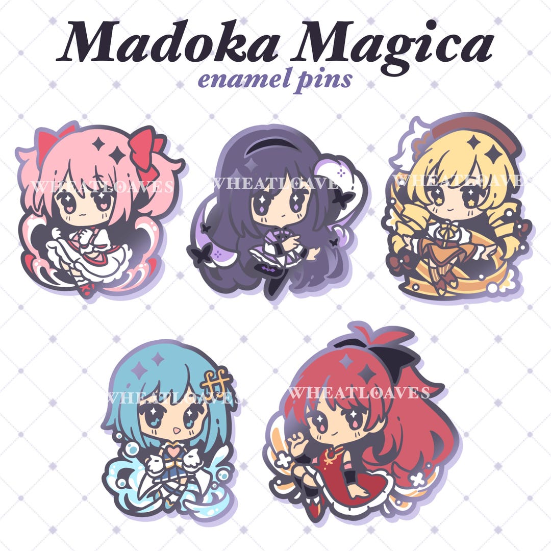 PMMM Magical Girl Madoka Homura | 2 Inch Enamel Pins - Etsy