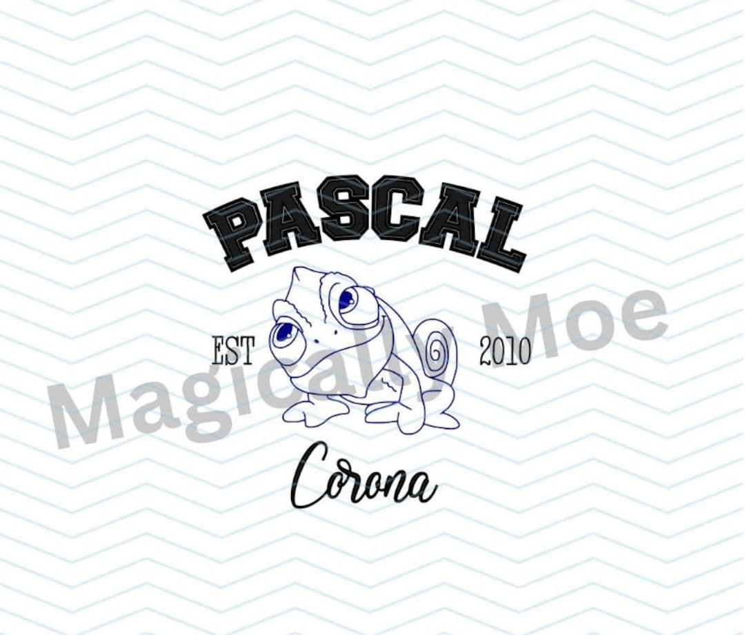 Tangled Pascal College Style Tee SVG - Etsy
