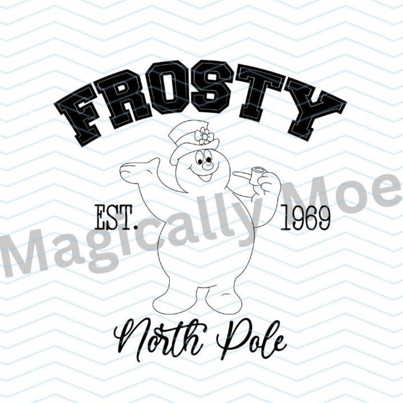 Frosty the Snowman Svg - Etsy