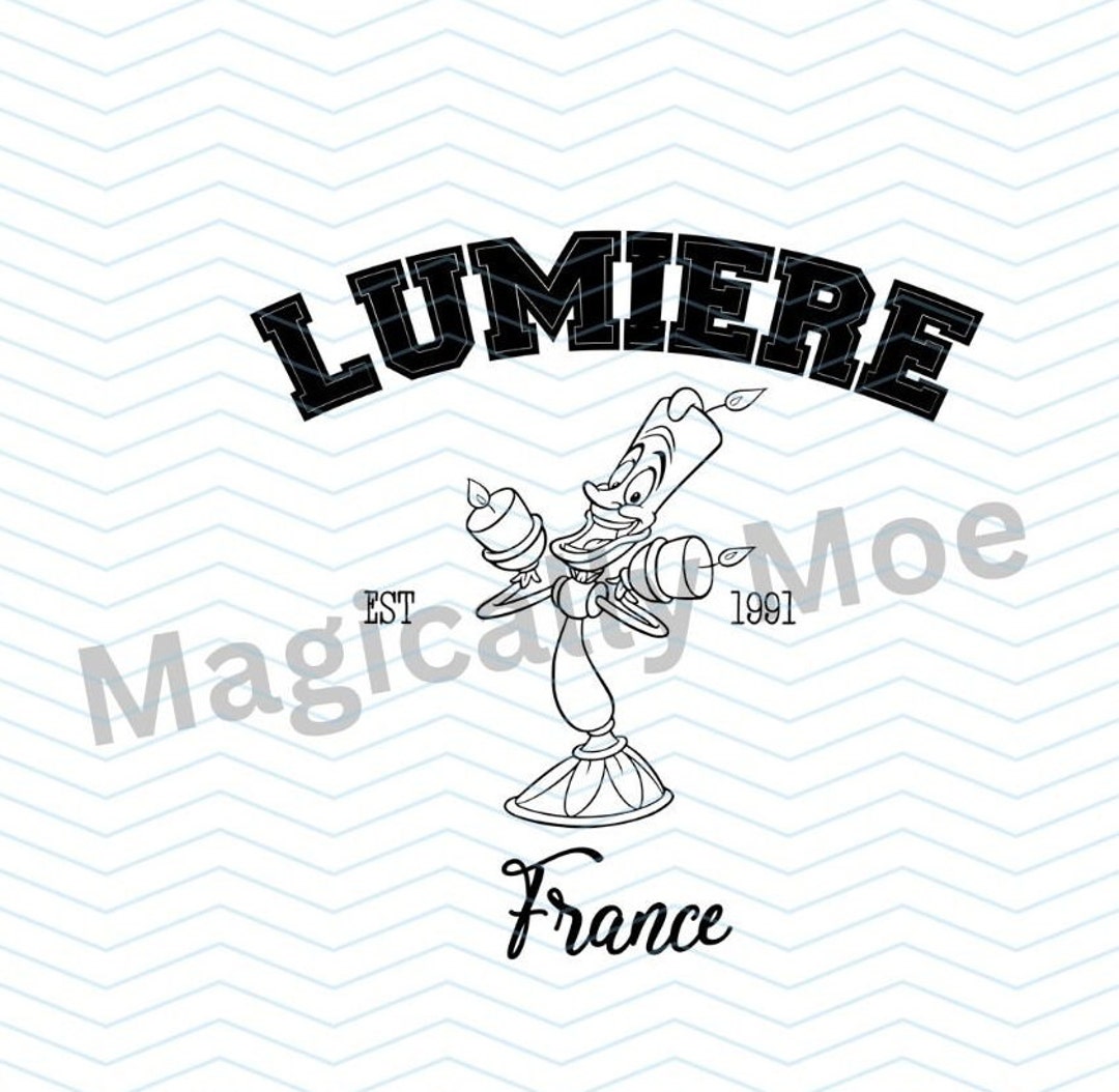 Beauty and the Beast Lumiere SVG - Etsy