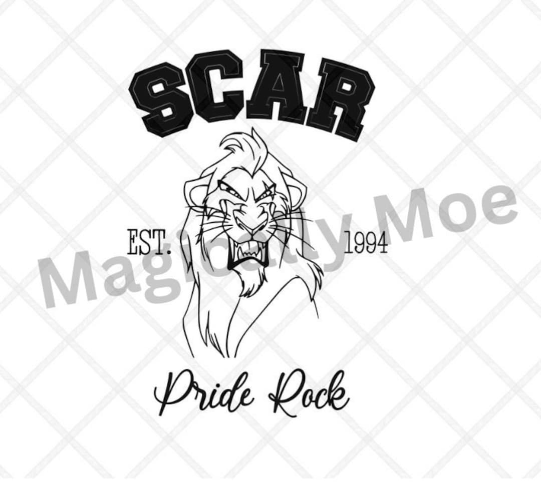 Scar Printable From Lion King Svg