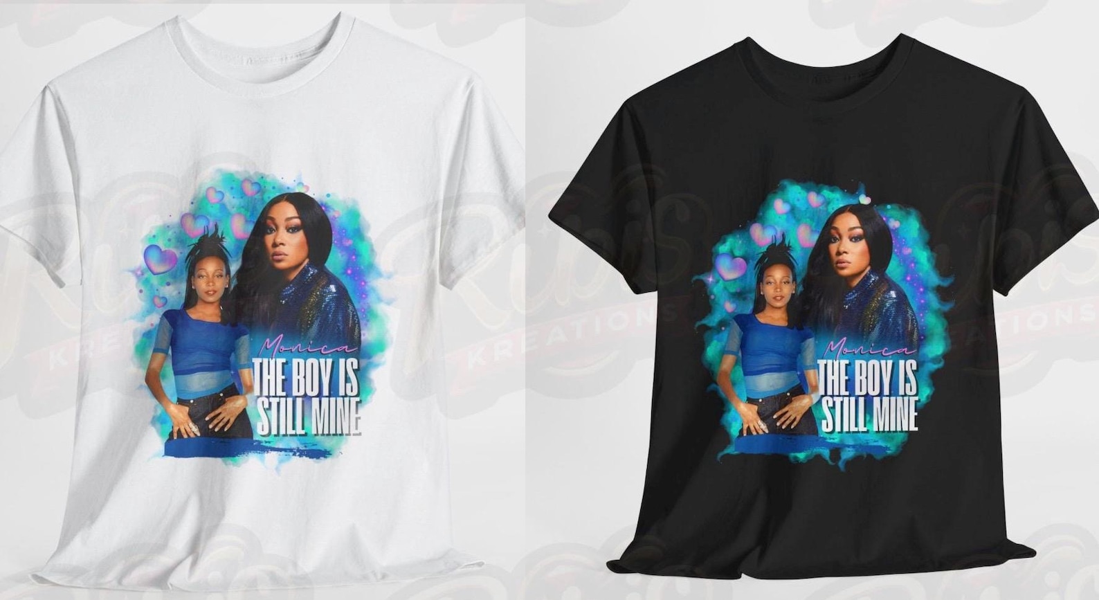 90s R&B Tee Design: Monica - Transparent PNG (digital Download - Etsy