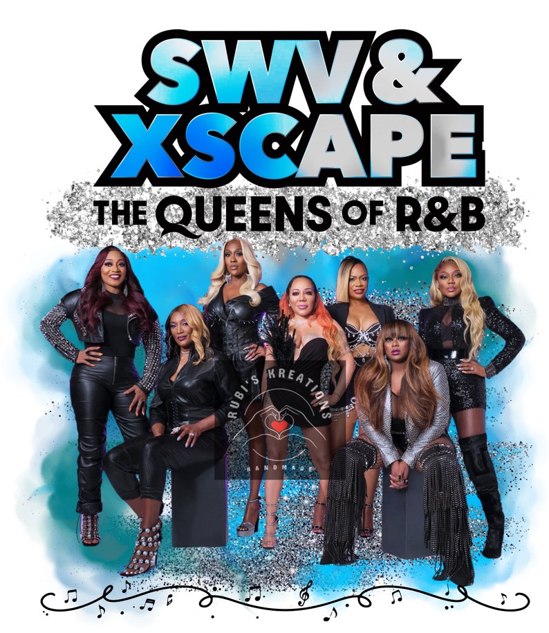 SWV X XSCAPE T-shirt Design Template Png Blue - Etsy