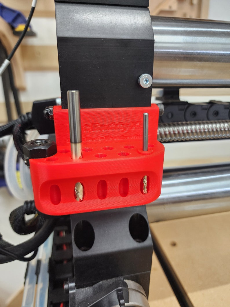 Bit Buddy Xl With Windowcollet Holder Onefinity Cnc Bit Storage Digital File Etsy