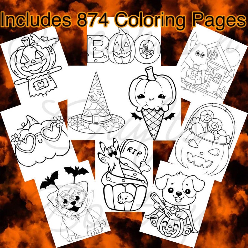Kids Halloween Coloring Pages, Activity Pages, Halloween Coloring Pages ...