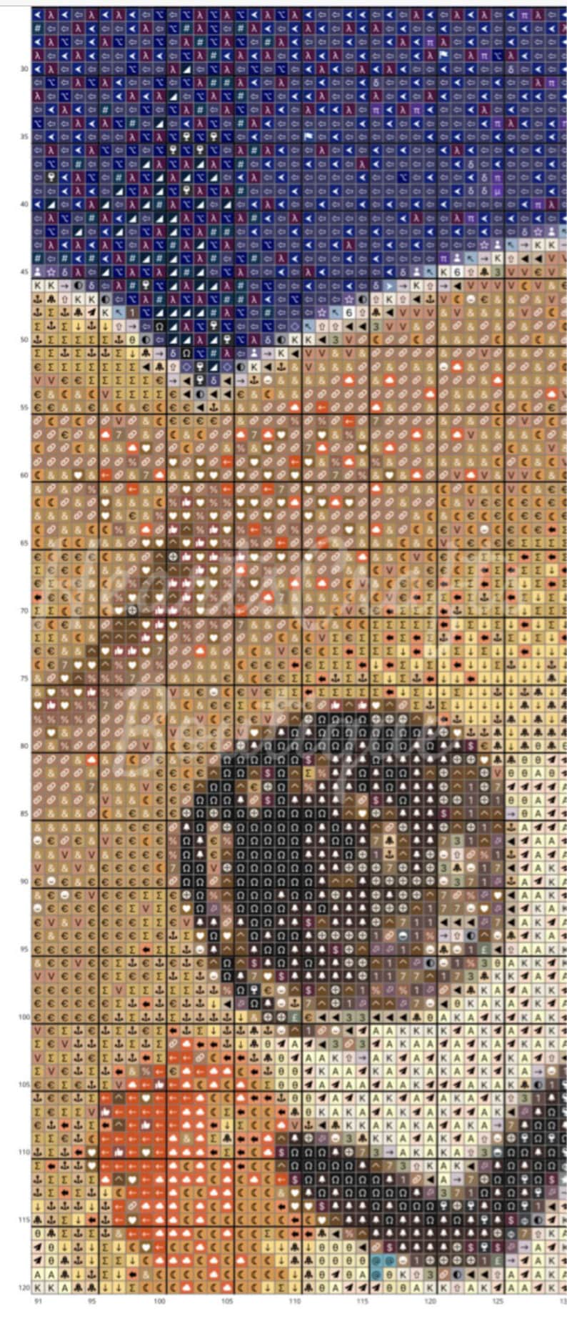 Mimikyu Cross Stitch Pattern PDF, Pokemon Cross Stitch, Pokemon Pattern ...
