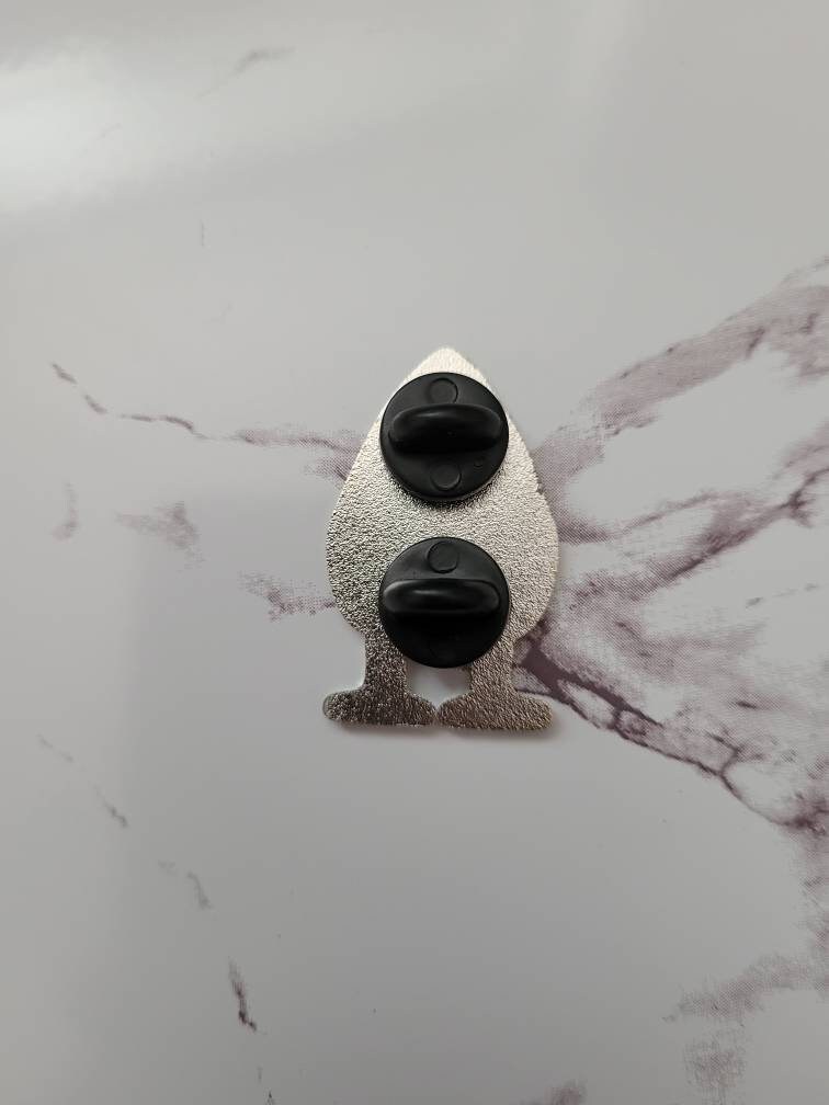 Black Enamel Chicken Butt Pin Funny Pin Chicken Lover Gift | Etsy