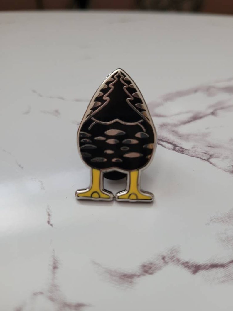 Black Enamel Chicken Butt Pin Funny Pin Chicken Lover Gift | Etsy