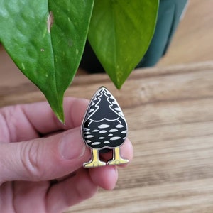 Black Enamel Chicken Butt Pin, Funny Pin, Chicken Lover Gift, Chicken ...