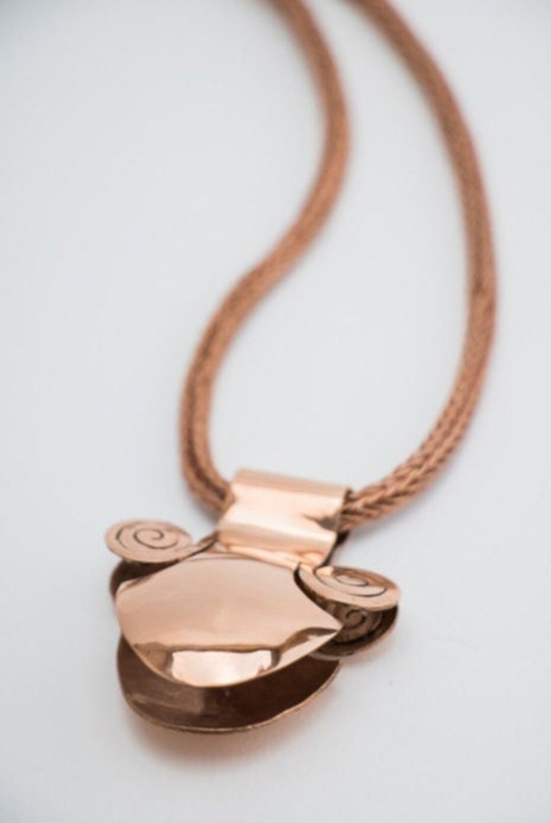 Elegant Necklace of Fine Handmade Copper Jewelry Known as Purepecha ...