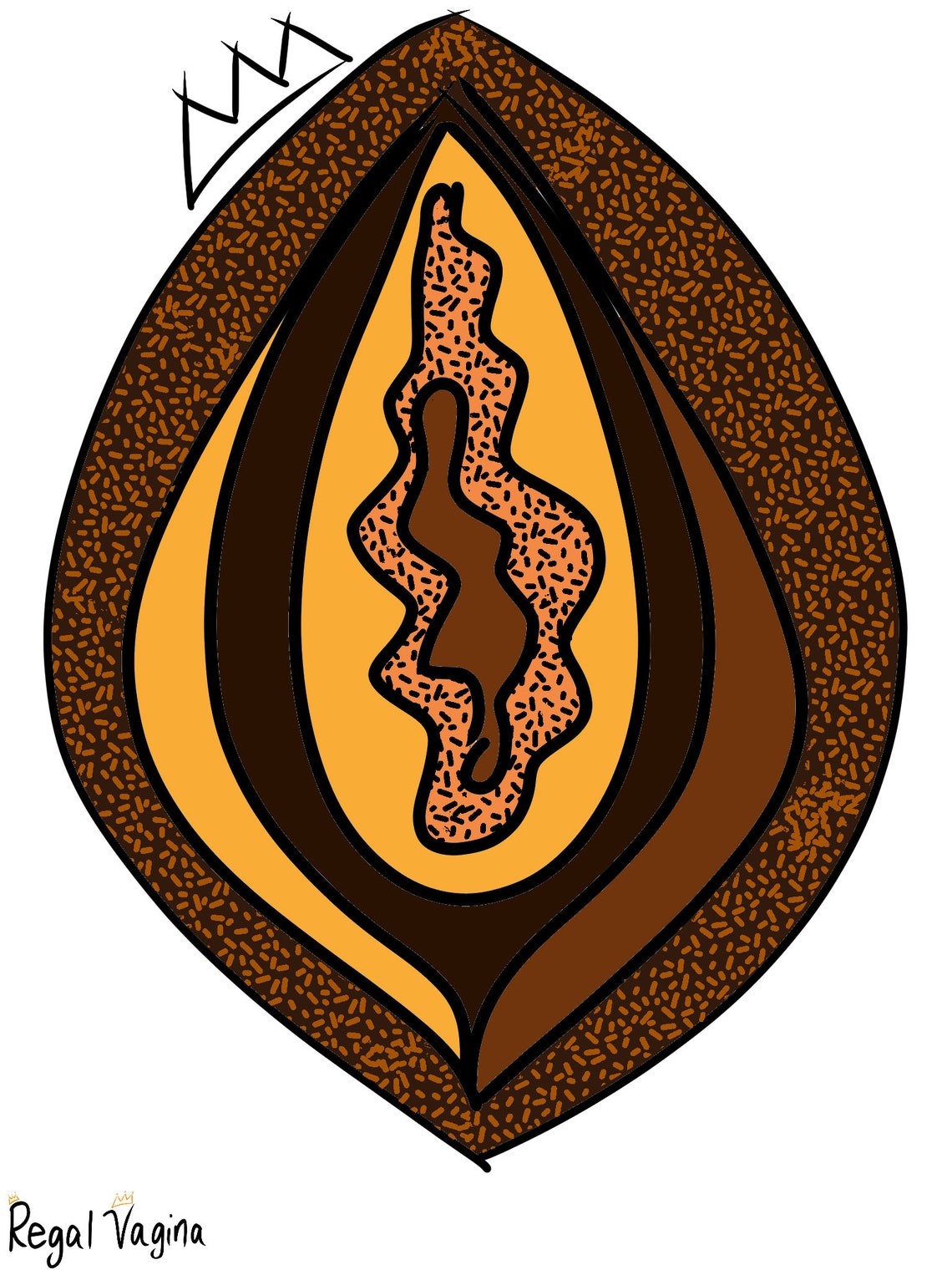 Arte Original Yoni Vagina Vulva Pussy Art Abstracto Etsy México