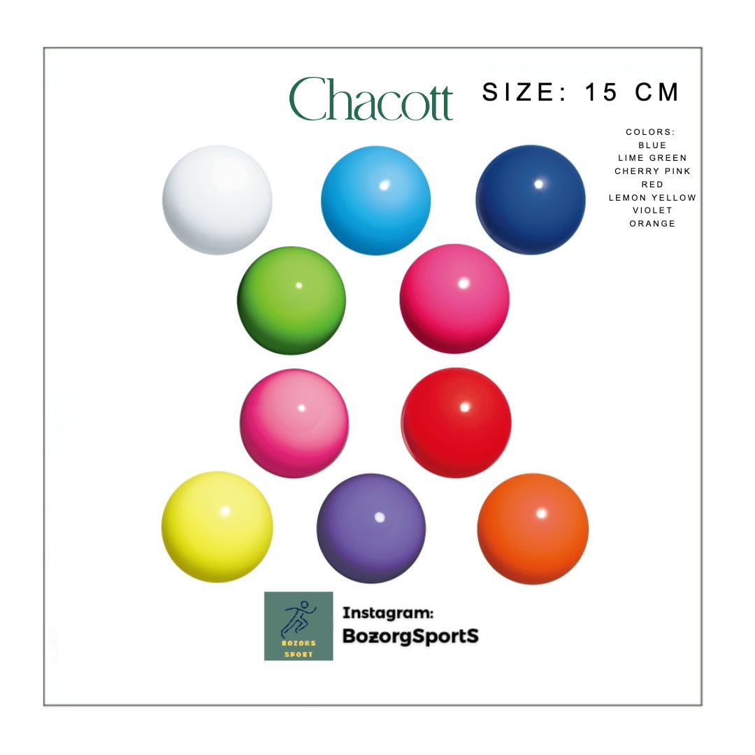 Chacott Junior Ball for Rhythmic Gymnastics 15 CM Weight 240g for Kids ...