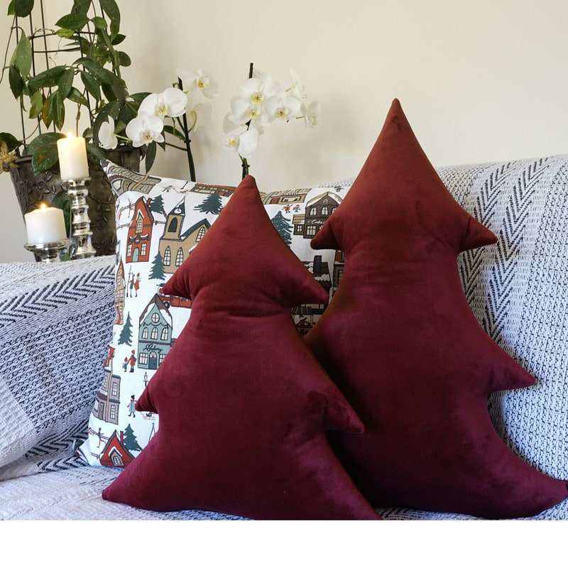 Christmas Tree Shaped Pillow - Etsy