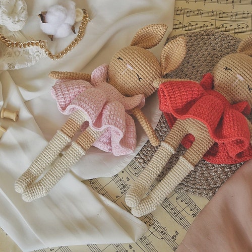 2in1 Crochet Bunny Toy Pattern Crochet Rabbit Amigurumi - Etsy