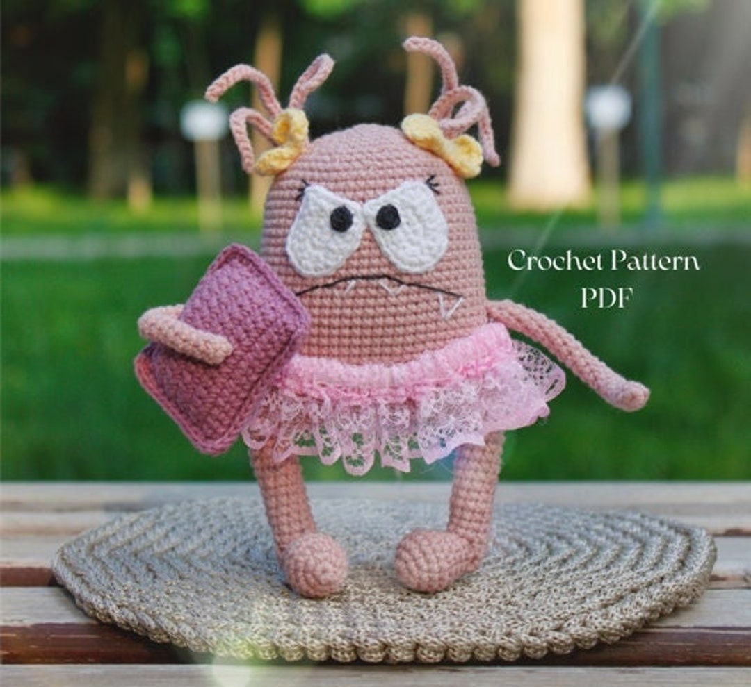 Cute Crochet Monster Pattern - Etsy