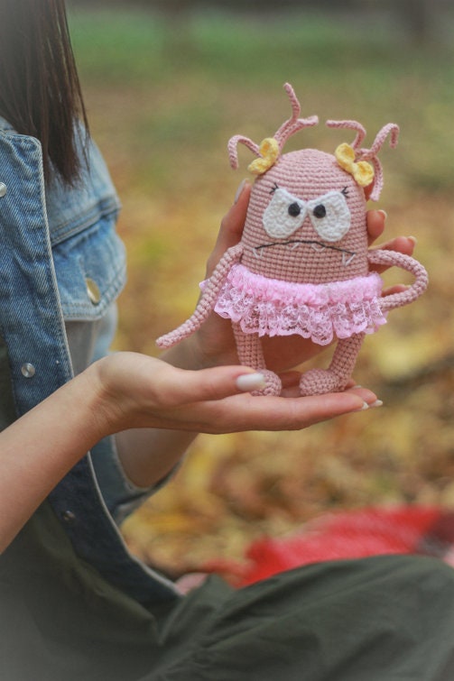 Cute Crochet Monster Pattern - Etsy