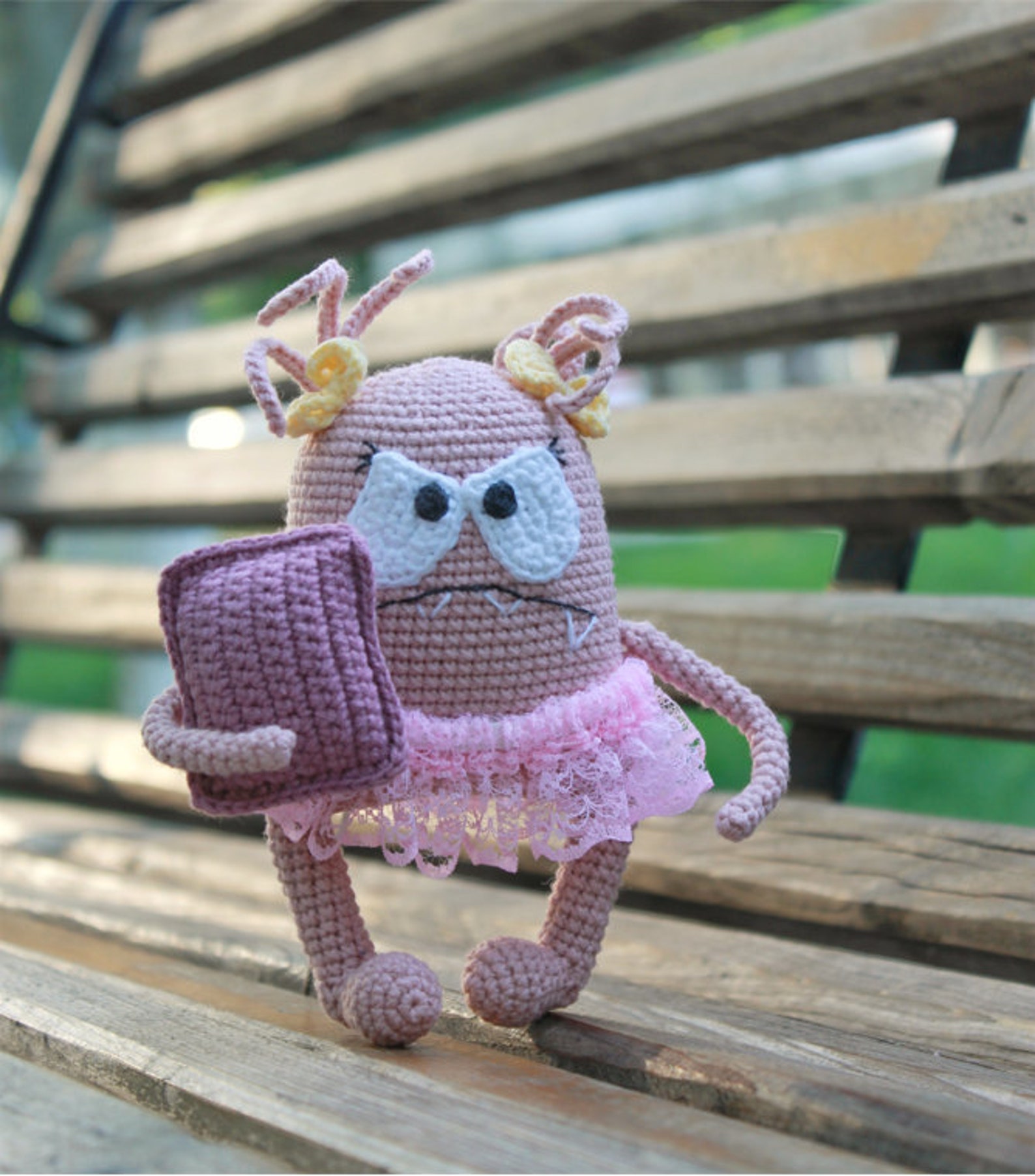 Cute Crochet Monster Pattern | Etsy