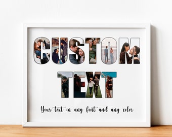 Custom Word Collage | Etsy