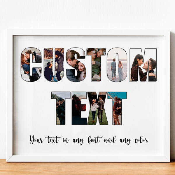 Word Collage - Etsy