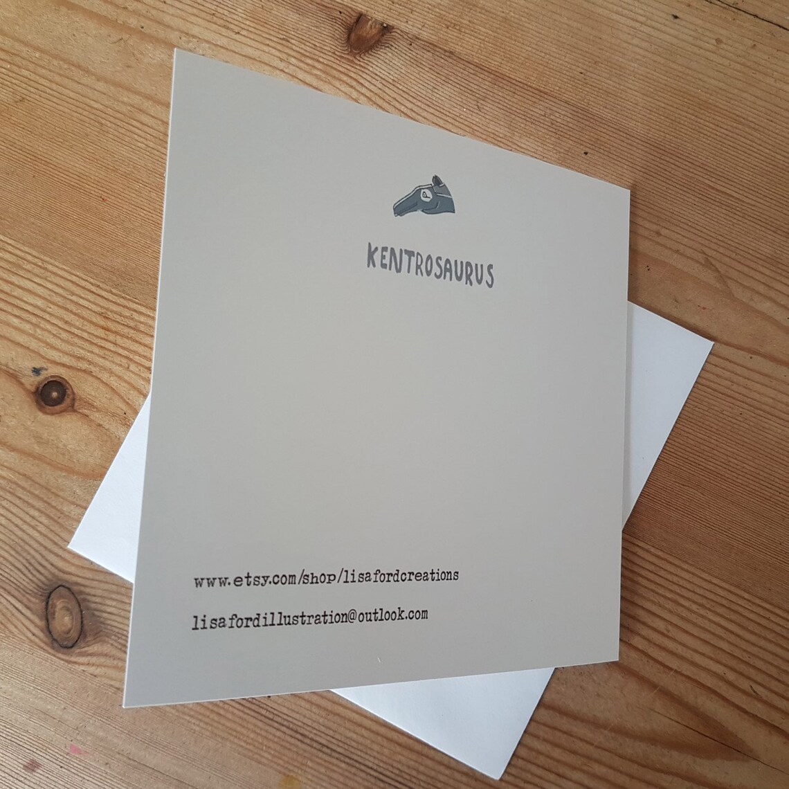 Dinosaur Birthday Card, Kentrosaurus. Kids Birthday Card Dinosaurs ...