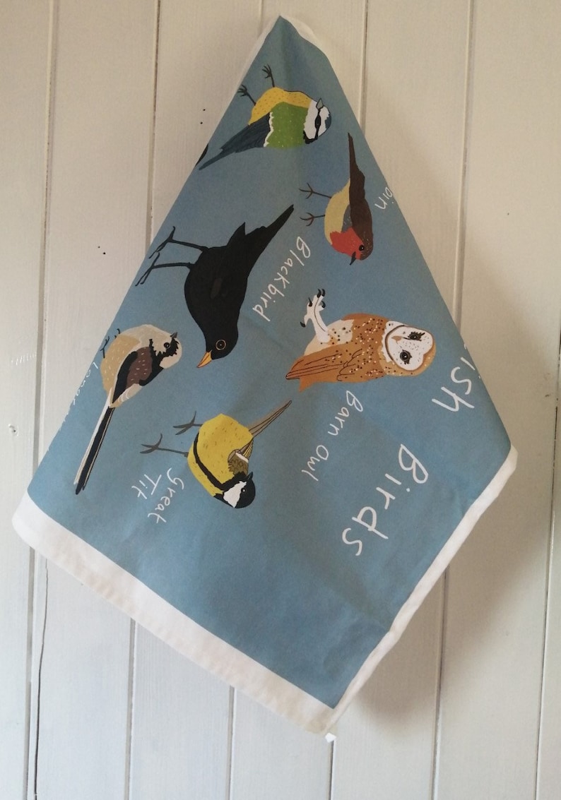 British Birds Tea Towel - Etsy