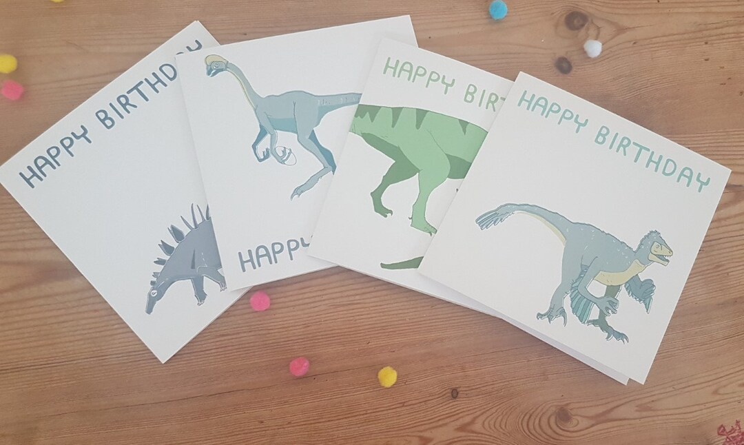 Dinosaur Birthday Cards. Birthday Cards Dinosaurs. Multi Pack Dinosaur ...