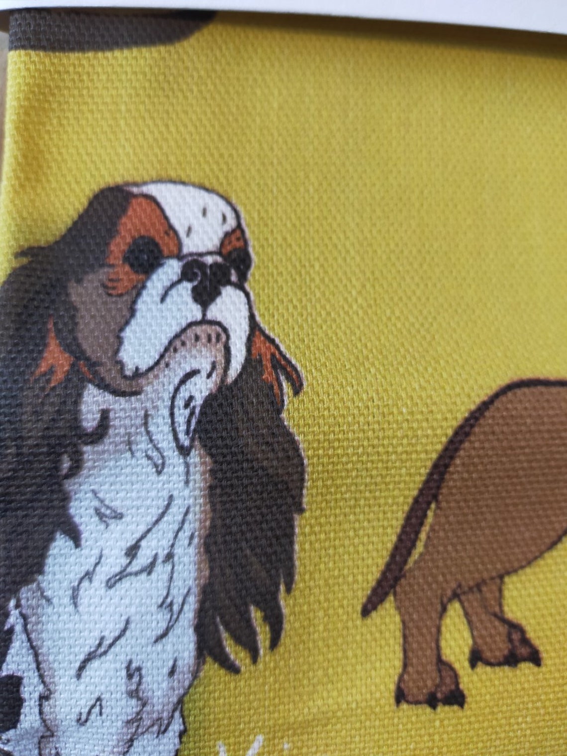 Dog Tea Towel. Hand Drawn Illustrations of Dogs to Identify Different ...