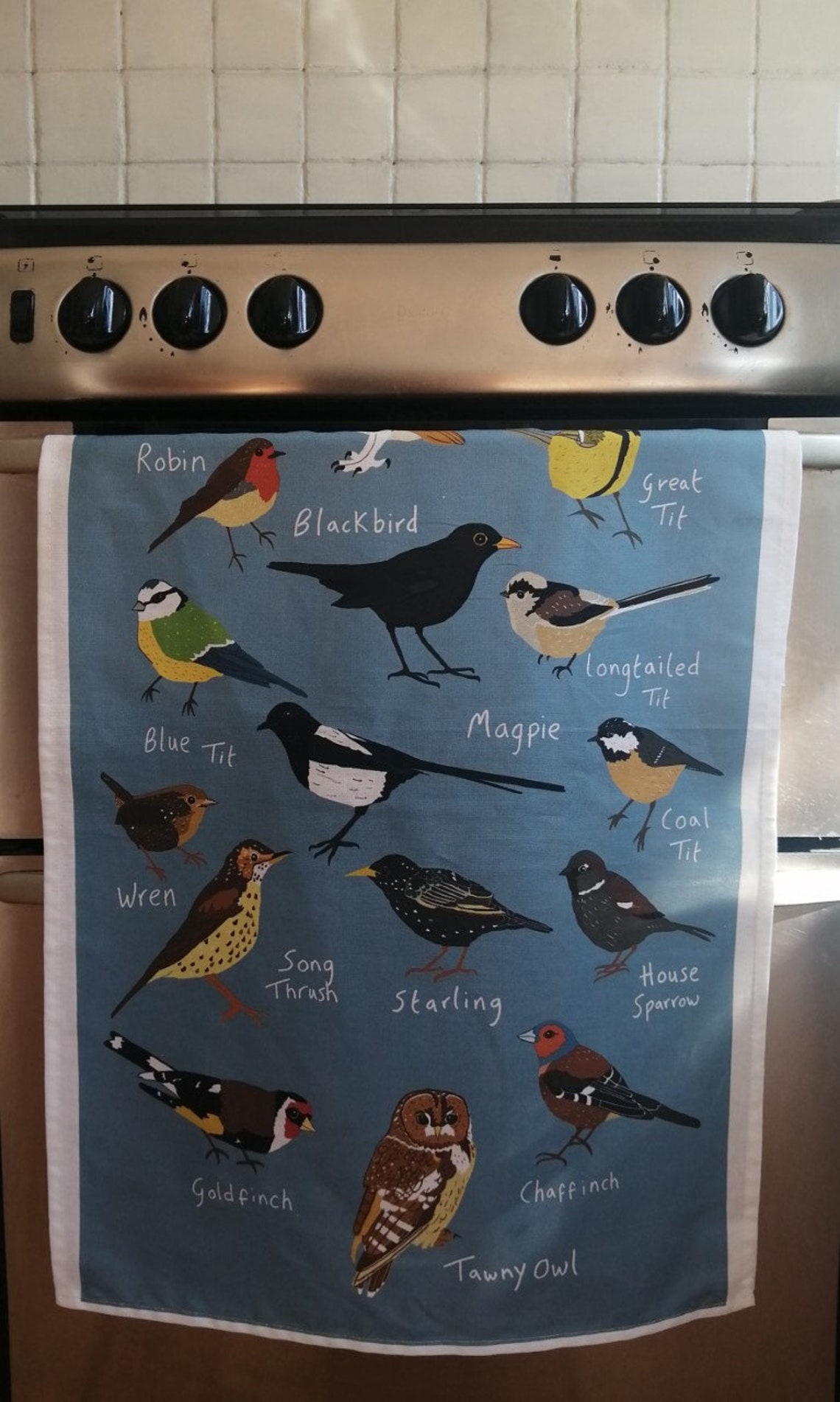 British Birds Tea Towel - Etsy