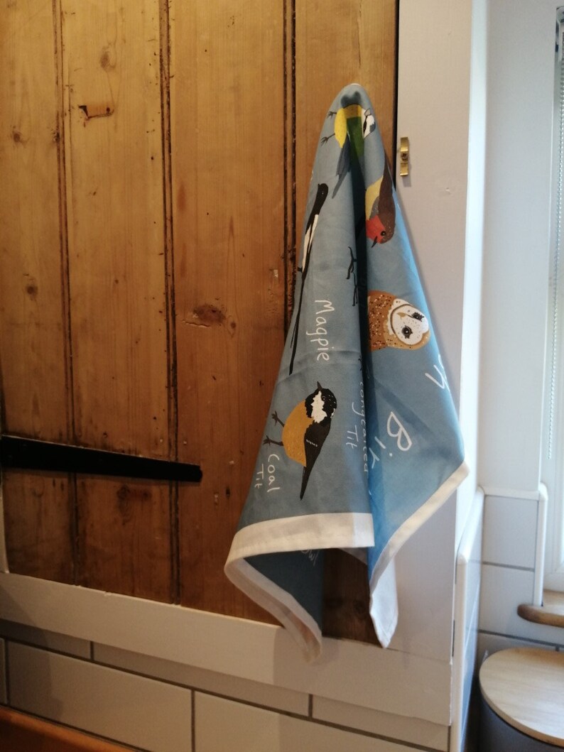 British Birds Tea Towel - Etsy
