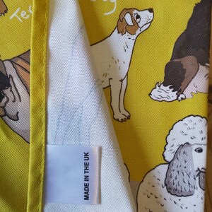 Dog Tea Towel. Hand Drawn Illustrations of Dogs to Identify Different ...
