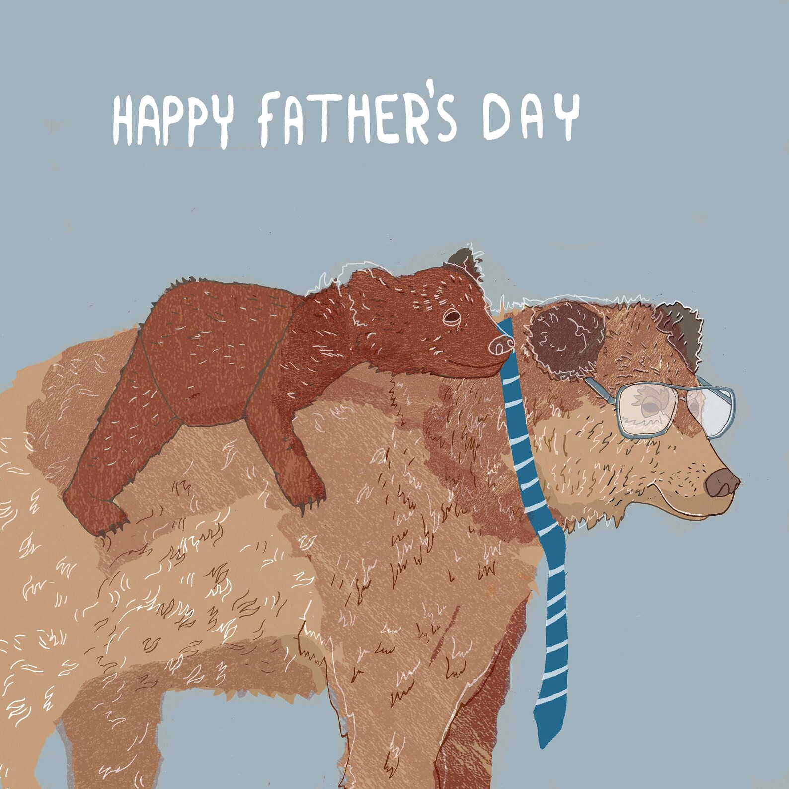 Fathers Day Card Bears - Etsy