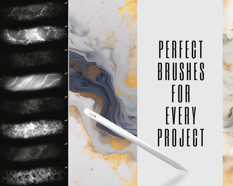Procreate Marble Brushes | Marble Textures for Procreate | Natural Marble Stone Texture - Etsy