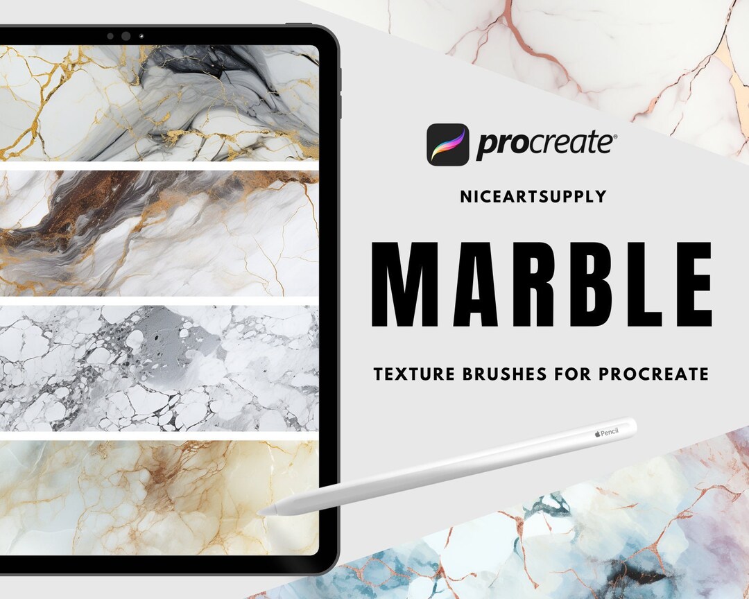 Procreate Marble Brushes Marble Textures for Procreate Natural Marble Stone Texture - Etsy