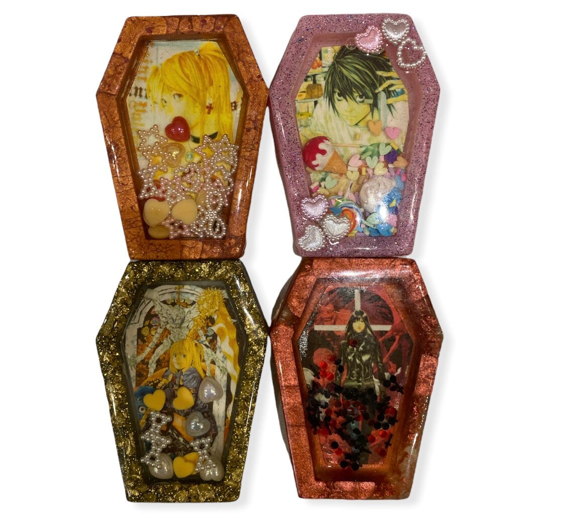 Anime Coffin Resin Shaker - Etsy