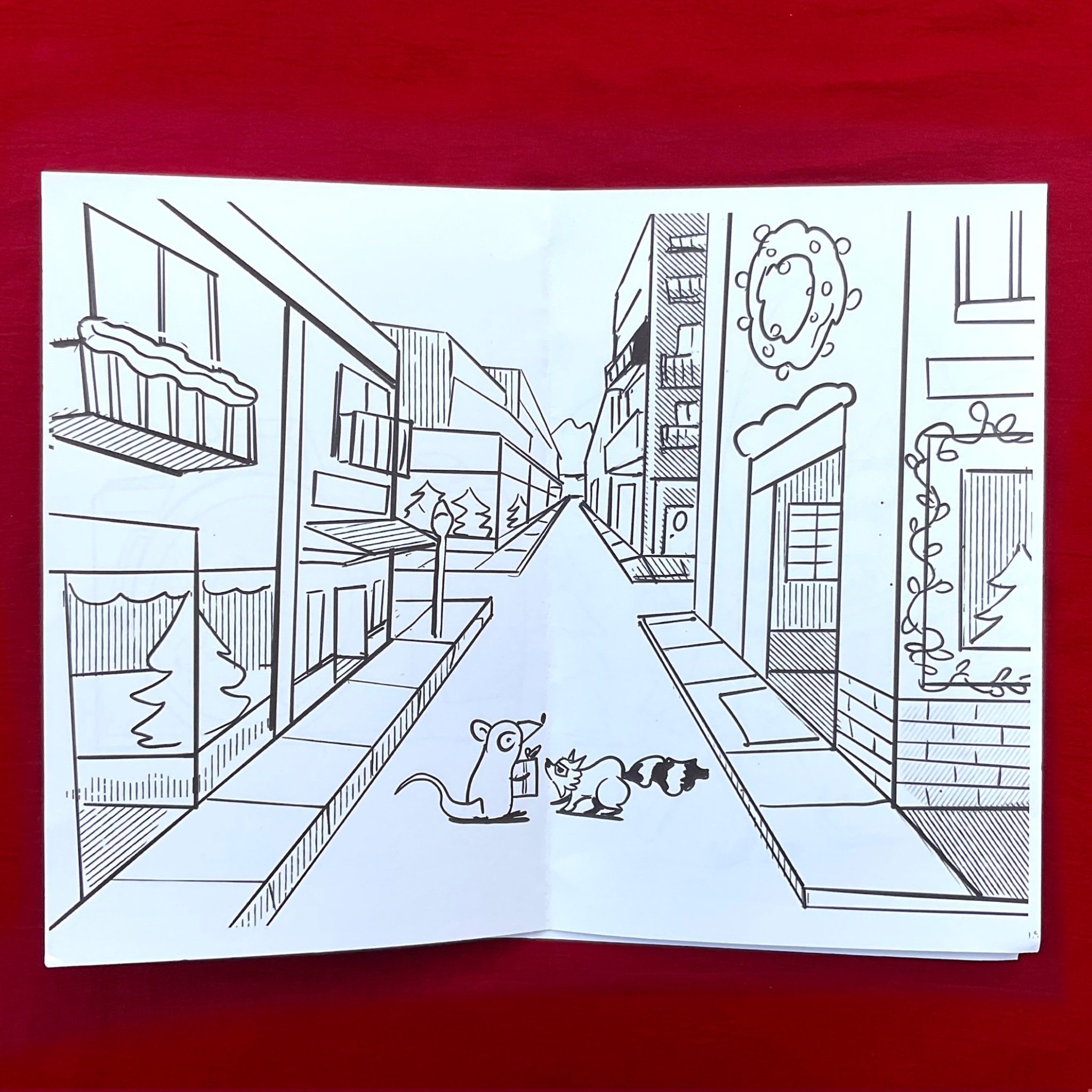 Winter Coloring Zine - Etsy