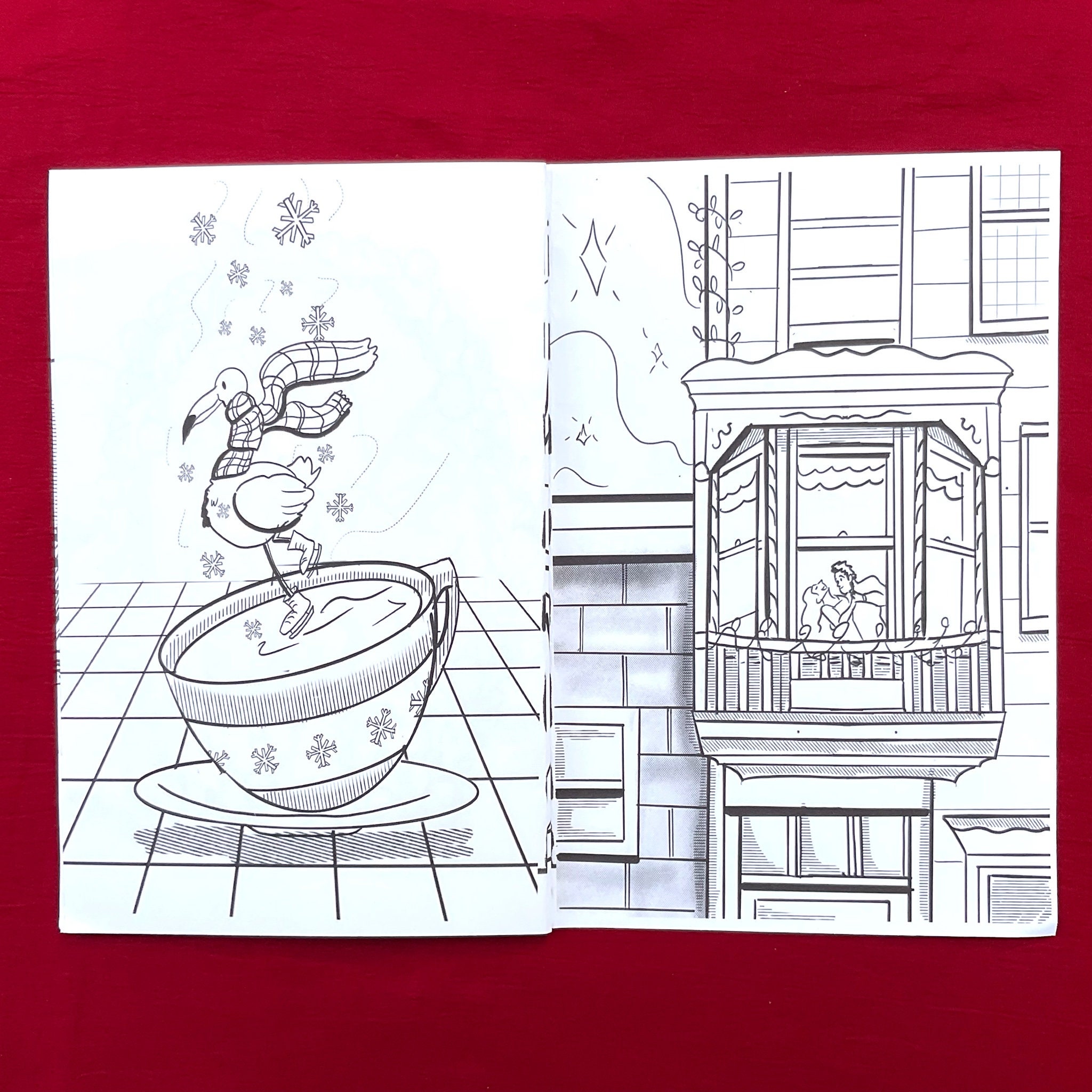 Winter Coloring Zine - Etsy