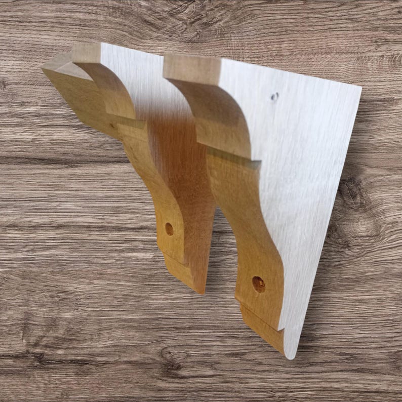 Solid Pine Corbels / Shelf Support - Etsy