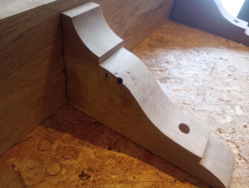 Solid Pine Corbels / Shelf Support - Etsy