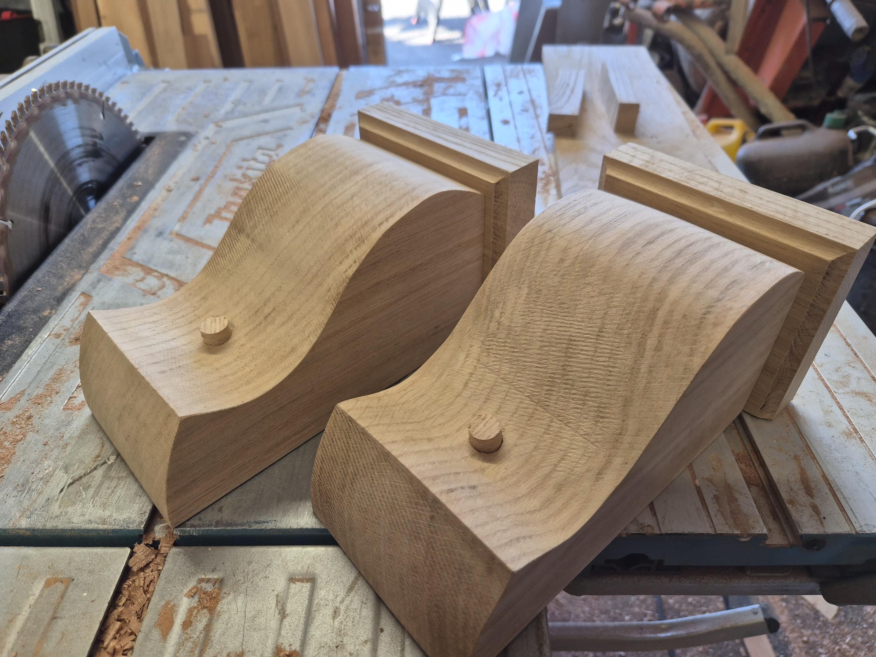 Oak Corbels /brackets Without Top Capping - Etsy