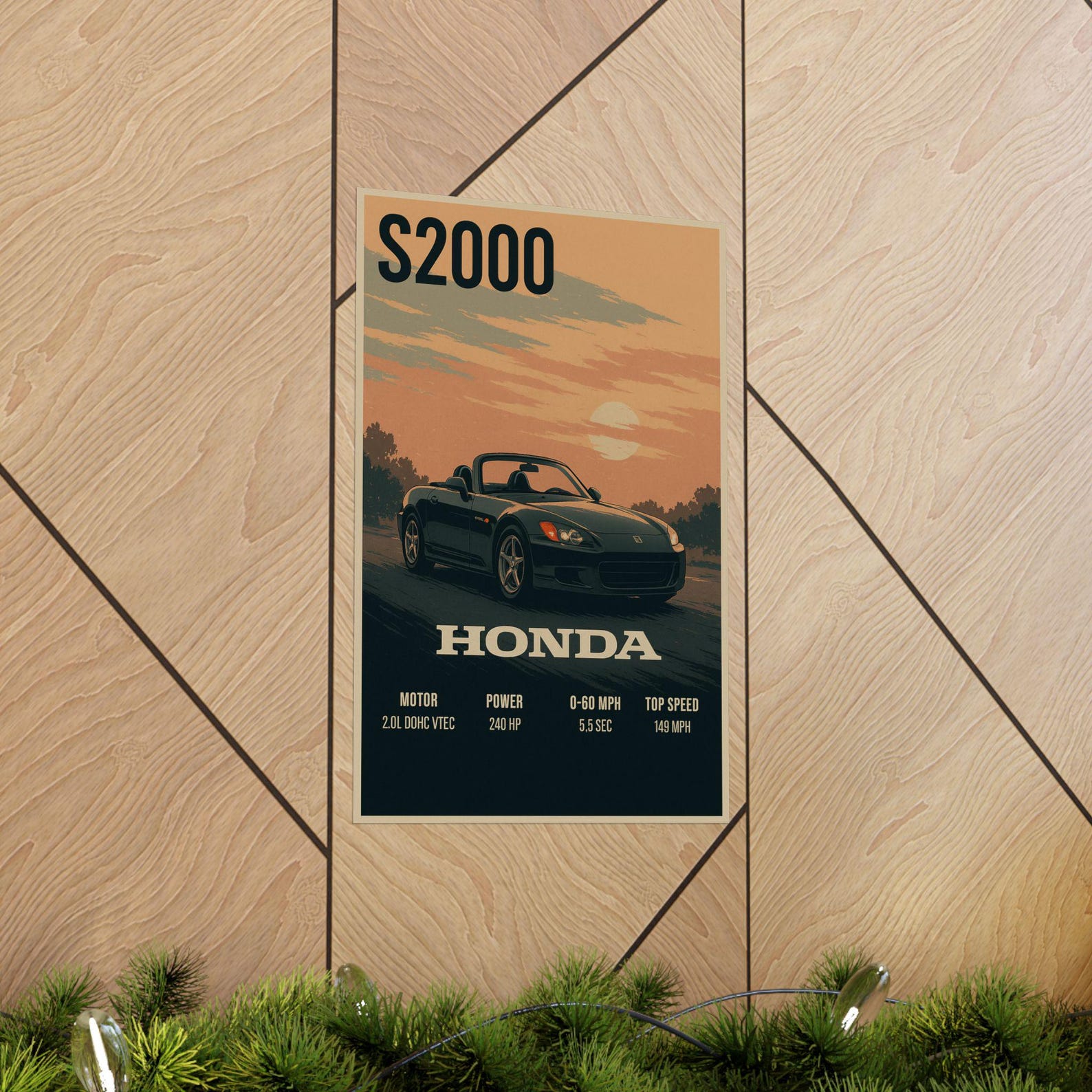 Honda S2000 Retro Spec JDM Poster (digital Download) - Etsy