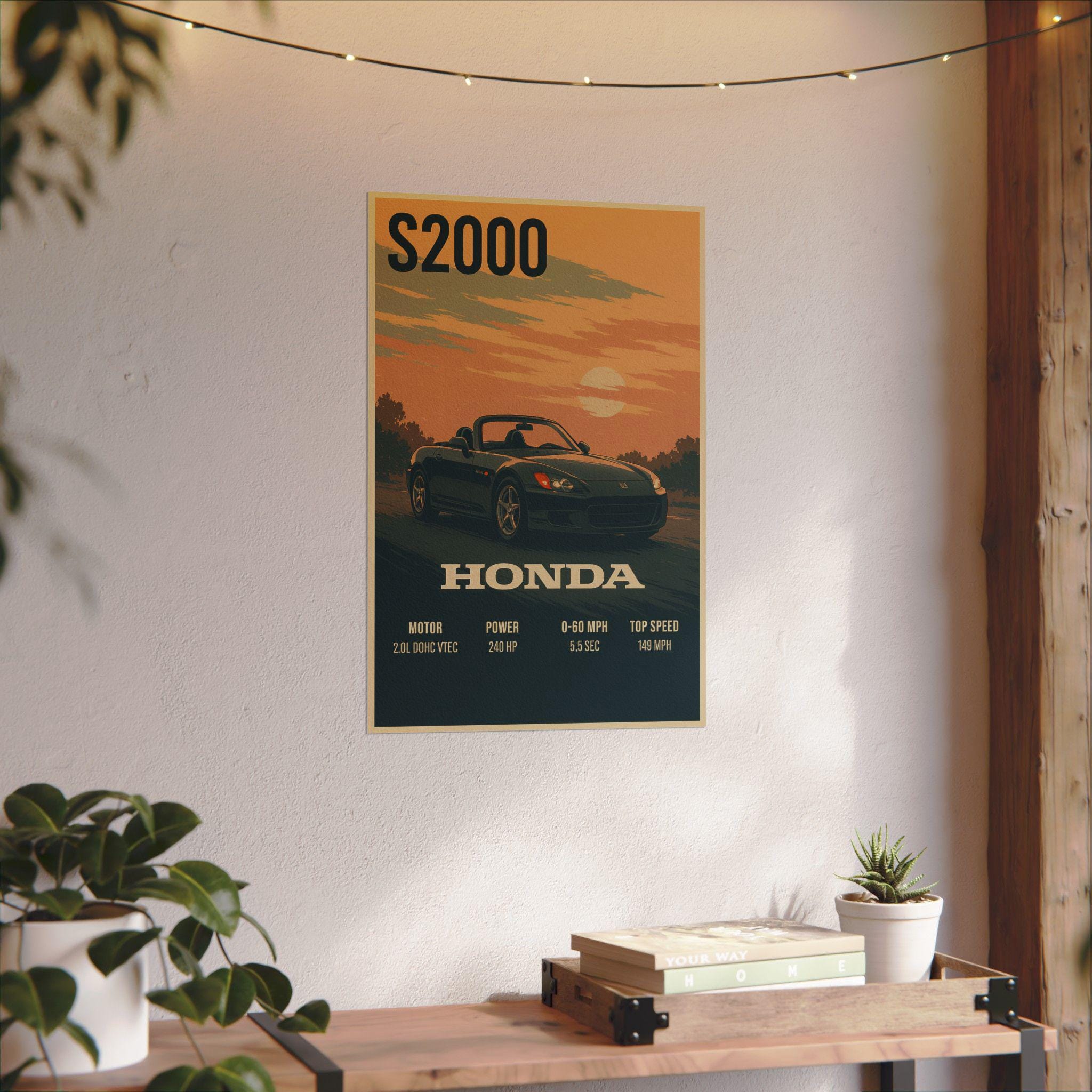 Honda S2000 Retro Spec JDM Poster (digital Download) - Etsy