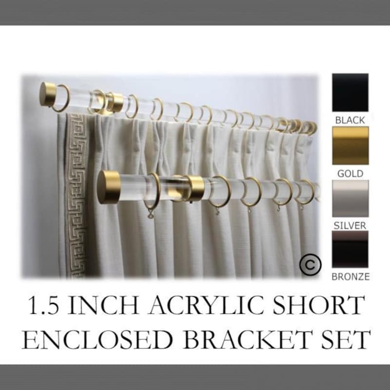 Acrylic Curtain Rod - Etsy