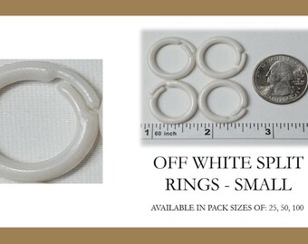 Plastic Split Rings - Etsy