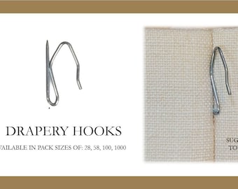 Curtain Pin Hooks - Etsy