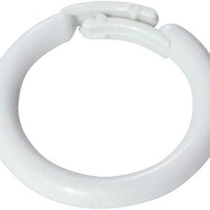 Large White Plastic Split Rings - Home Sewing for Shades and Valances ...