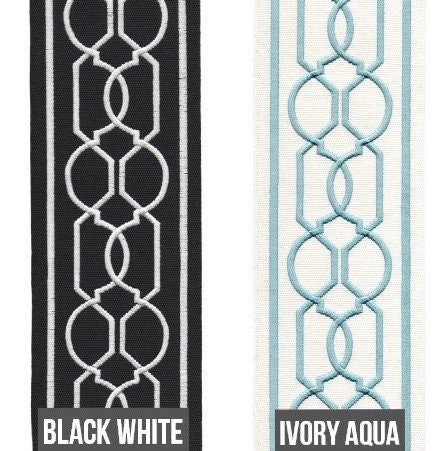 4 Inch Decorative Trim by the Yard 11 Colors Available - Etsy