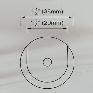 For 1 Inch Diameter Rods - Individual Inside Mount Cup Hook Bracket ...