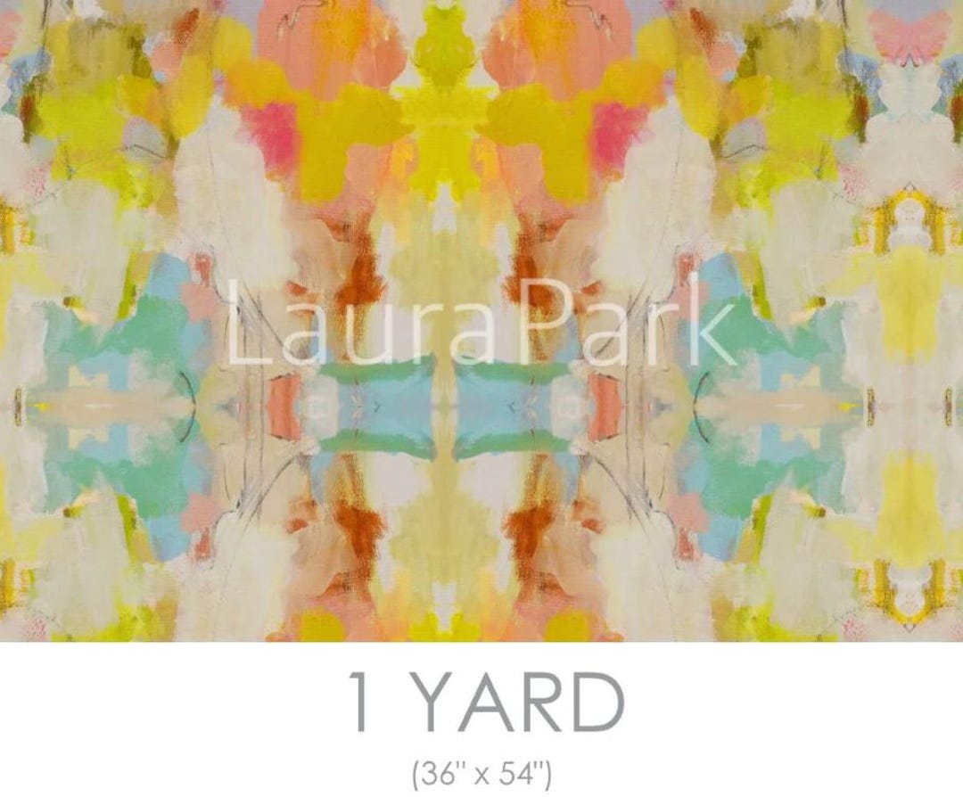 Laura Park Coral Bay Orange - Decorative Fabric by the Yard - Available ...