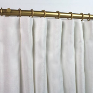 1 Inch Diameter - Iron Drapery Rod- Available in Gold, Silver, Black ...