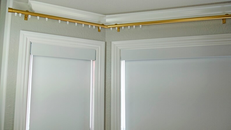 Traversing Channel Track 1 Inch Round Drapery Rod Set - Etsy